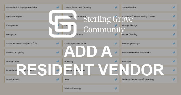 Sterling Grove Residents